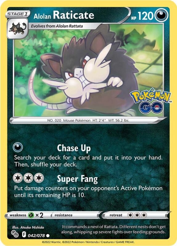 Bekijk als eerste de Alolan Raticate 042 Pokemon kaart uit de nog niet ...