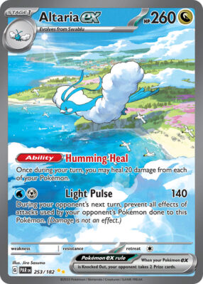 Wat is Altaria ex 253/182 uit Paradox Rift waard? - Pokemonkaart.nl