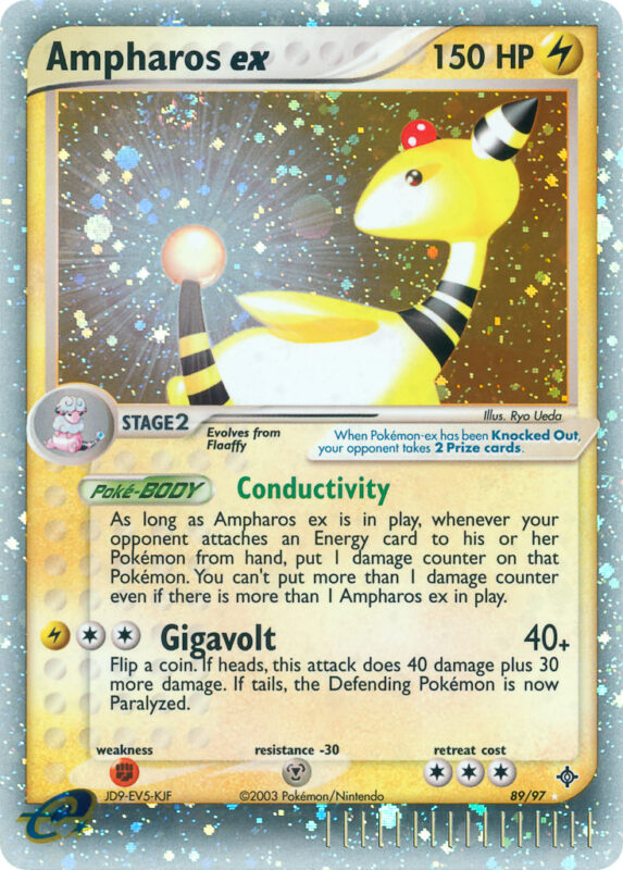 Check de actuele waarde van je Ampharos ex 89/97 kaart