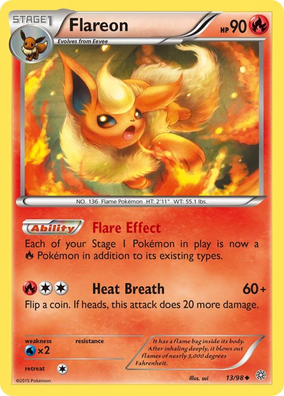 Check de actuele waarde van je Flareon TG01/TG30 kaart