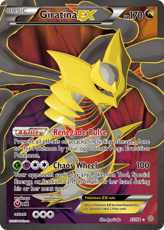 Check de actuele waarde van je Giratina-EX 93/98 kaart uit de Ancient Origins set.