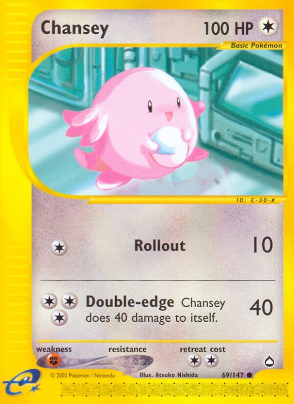 Check de actuele waarde van je Chansey 3/102 kaart uit de Base Set set.