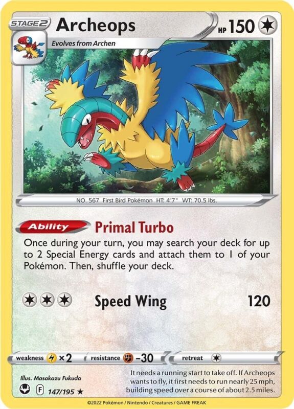Bekijk de waarde van de Archeops 147/195 Pokemon kaart uit Silver ...