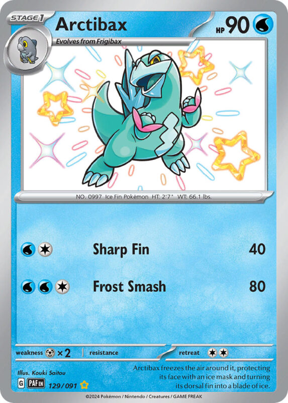 Wat is Arctibax 129/091 uit Paldean Fates waard?
