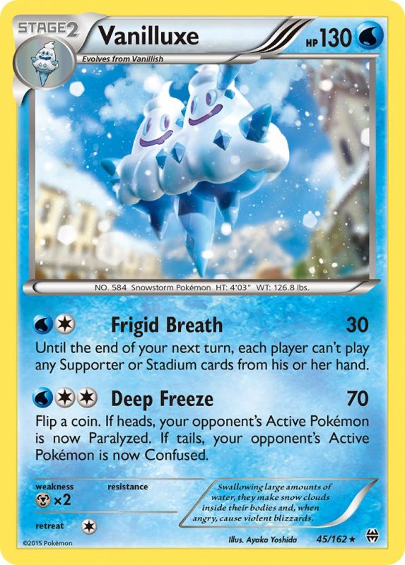 Check de actuele waarde van je Vanilluxe 45/162 kaart uit de BREAKthrough set.