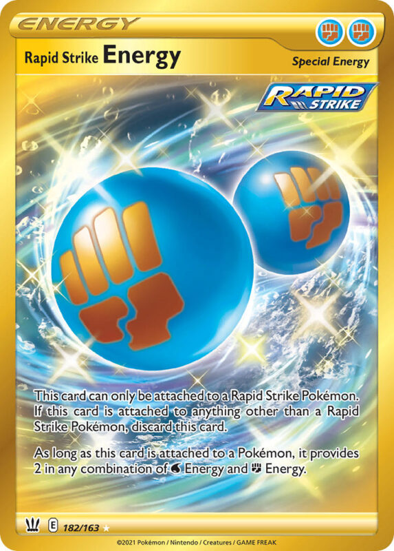 Check de actuele waarde van je Rapid Strike Energy 182/163 kaart