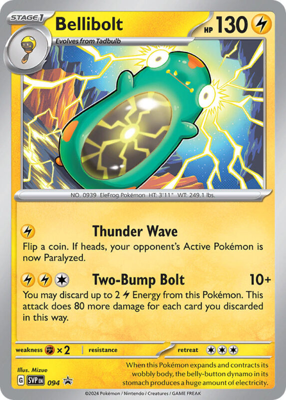 Wat is Bellibolt 094 uit Scarlet & Violet Promos waard? - Pokemonkaart.nl