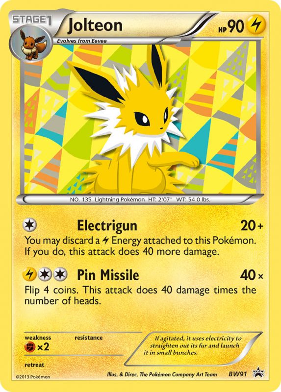 Check de actuele waarde van je Jolteon BW91 kaart uit de Black White ...
