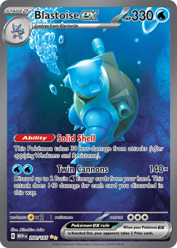 Check de actuele waarde van je Blastoise ex 200/165 uit de 151 set op ...