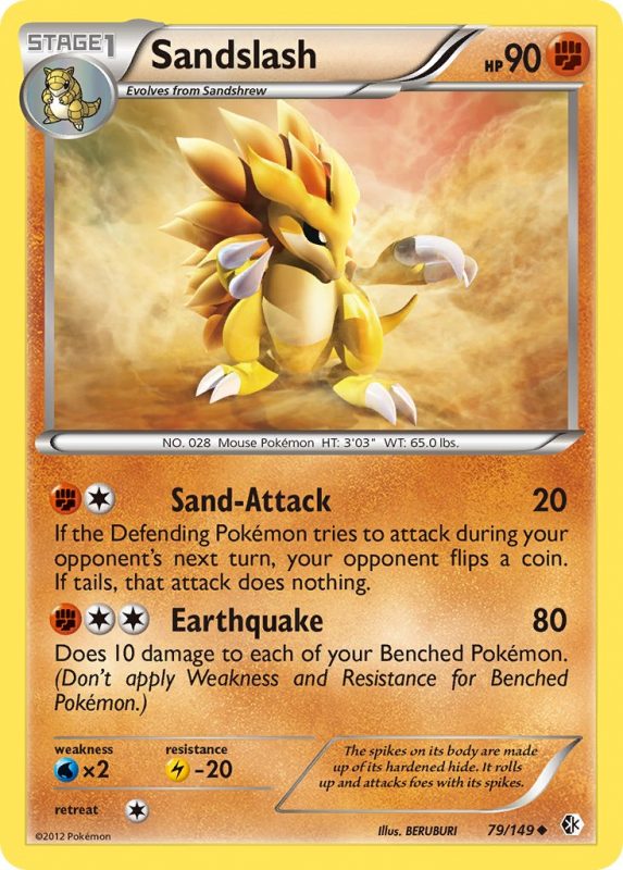 Check de actuele waarde van je Sandslash 79/149 kaart uit de Boundaries Crossed set.