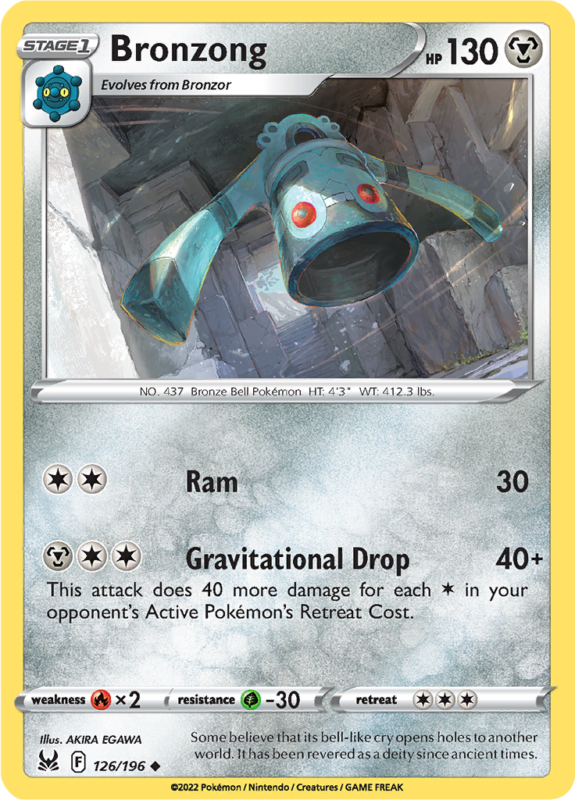 Bekijk als eerste de Bronzong 126 Pokemon kaart uit de net verschenen ...