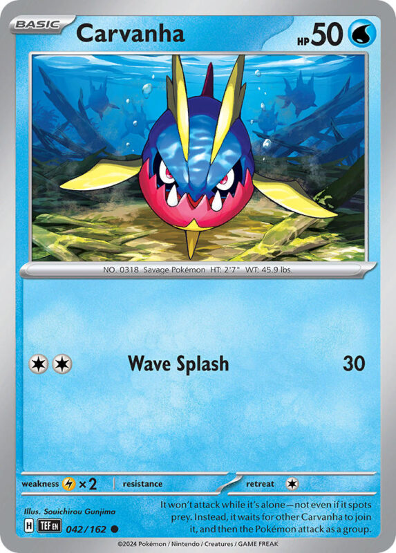 Wat is Carvanha 042/162 uit Temporal Forces waard? - Pokemonkaart.nl