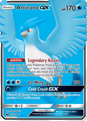 Check de actuele waarde van je Articuno-GX SV54/SV94 kaart uit de Celestial Storm set.