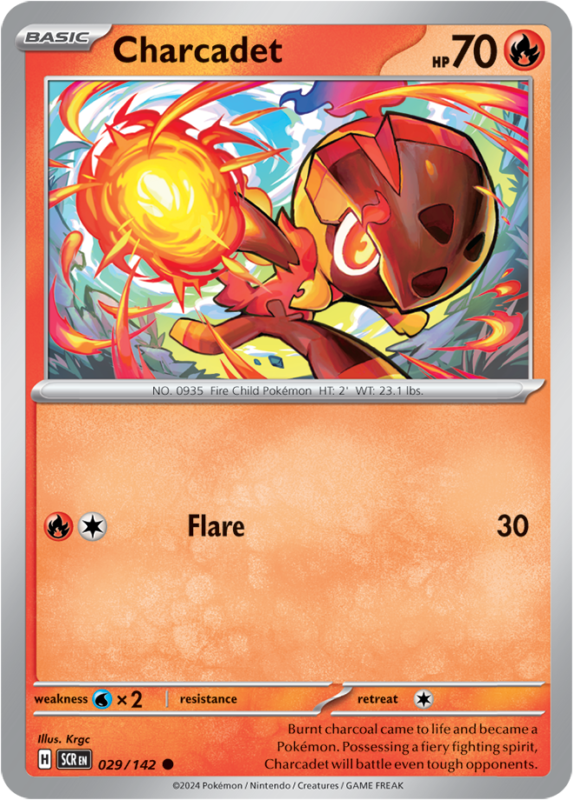 Wat is Charcadet 029/142 uit Stellar Crown waard? - Pokemonkaart.nl