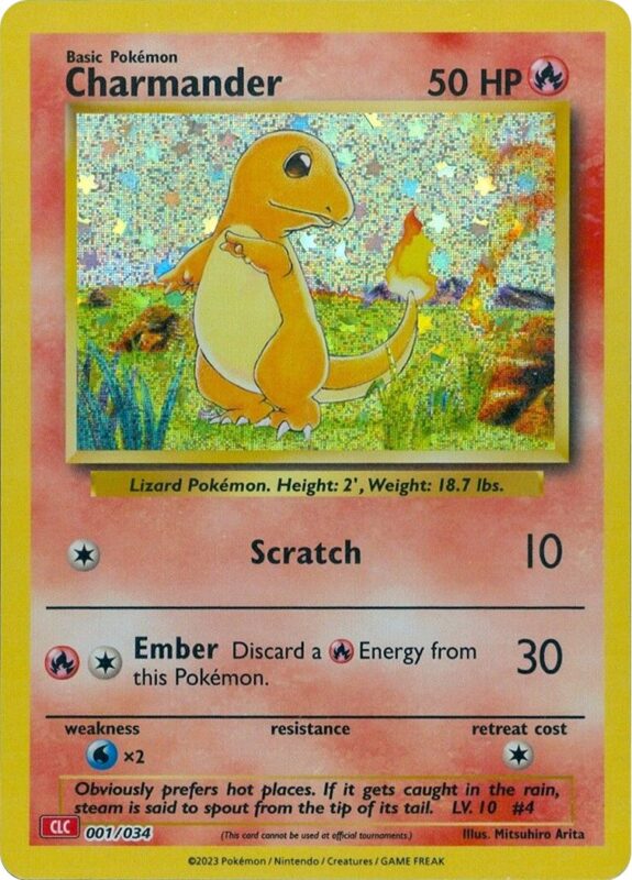 Wat is Charmander 001/034 uit Pokemon TCG Classic - Charizard waard ...