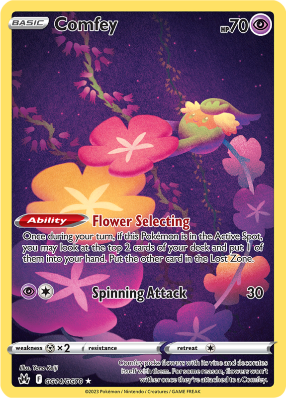 Bekijk de waarde van je Comfey GG14/GG70 Pokemon kaart op Pokemonkaart.nl
