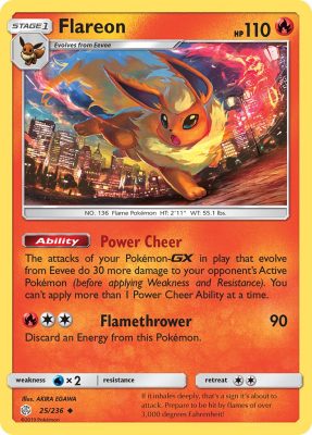 Check de actuele waarde van je Flareon 25/236 kaart uit de Cosmic Eclipse set.