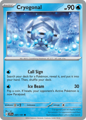 Wat is Cryogonal 047 uit Surging Sparks waard? - Pokemonkaart.nl