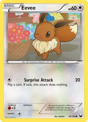 Check de actuele waarde van je Eevee 83/108 kaart uit de Dark Explorers ...