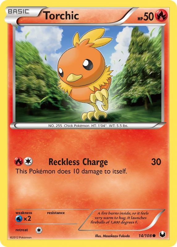 Check de actuele waarde van je Torchic 14/108 kaart uit de Dark Explorers set.