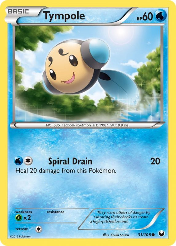 Check de actuele waarde van je Tympole 31/108 kaart uit de Dark Explorers set.