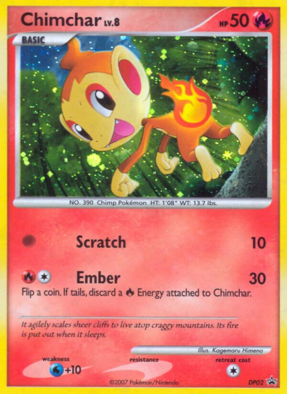 Chimchar - Pokemonkaart