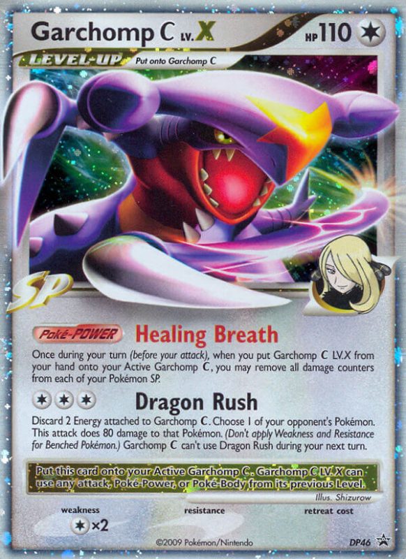 Check de actuele waarde van je Garchomp C LV.X DP46 kaart uit de Diamond Pearl Promos set.