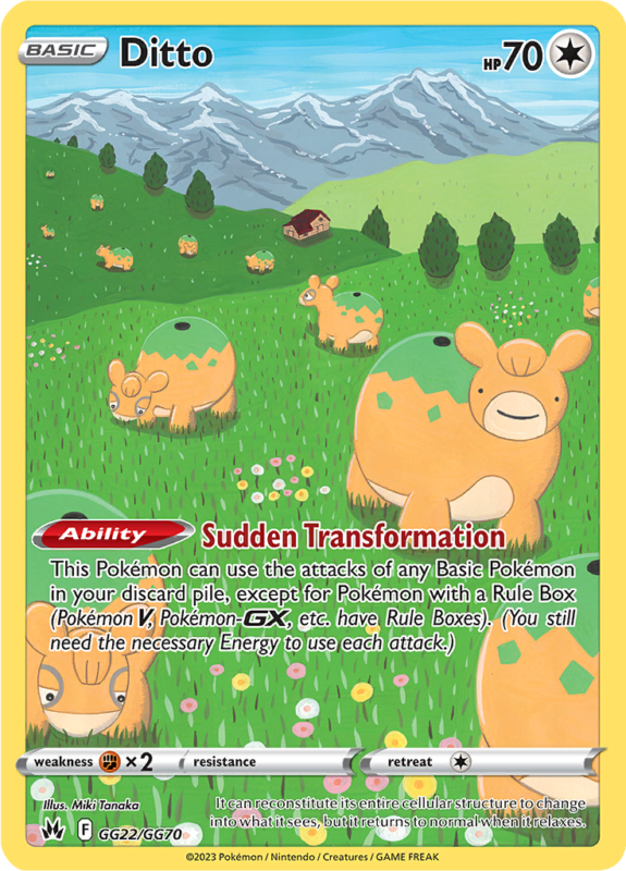 Bekijk de waarde van je Ditto GG22/GG70 Pokemon kaart op Pokemonkaart.nl