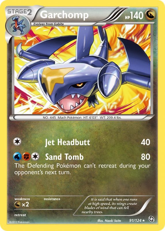 Check de actuele waarde van je Garchomp 91/124 kaart uit de Dragons Exalted set.