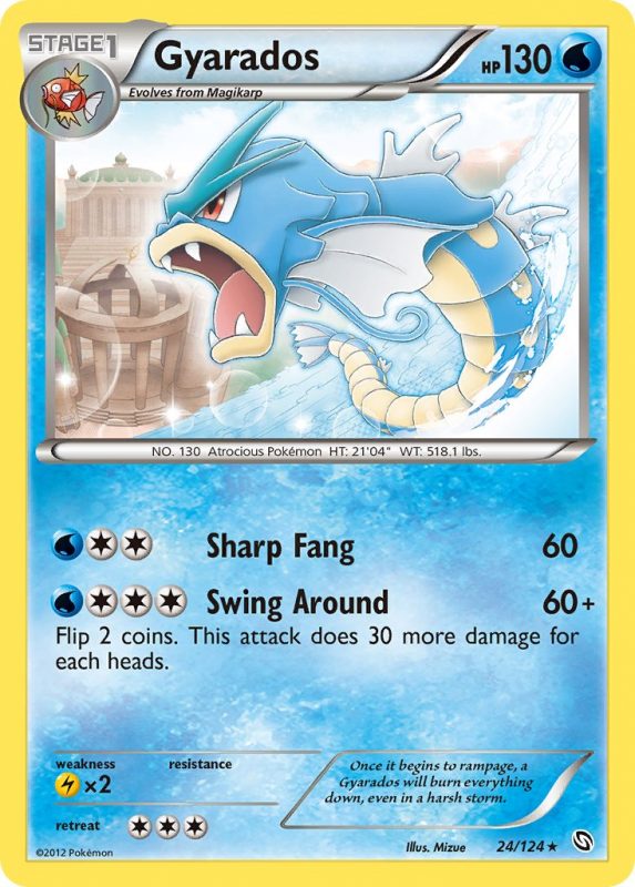Check de actuele waarde van je Gyarados 24/124 kaart uit de Dragons Exalted set.