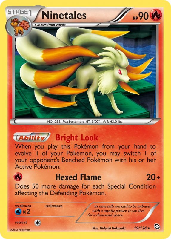 Check de actuele waarde van je Ninetales 19/124 kaart uit de Dragons Exalted set.