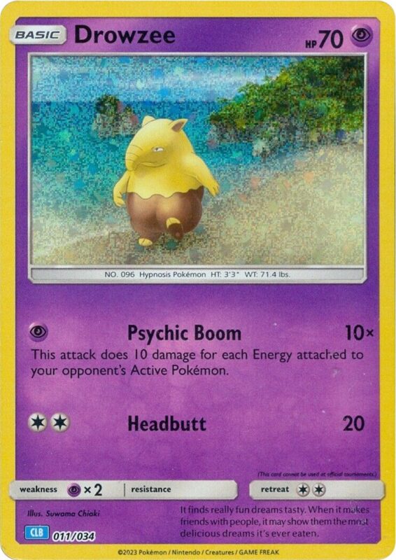 Wat is Drowzee 011/034 uit Pokemon TCG Classic - Blastoise waard ...