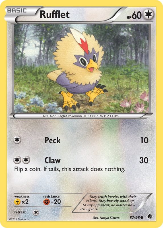Check de actuele waarde van je Rufflet 87/98 kaart uit de Emerging ...