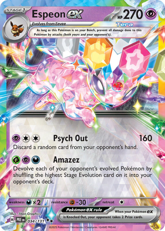 Check de actuele waarde van je Prismatic Evolutions Pokemon kaarten