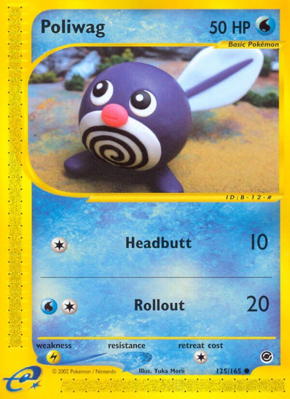 Check de actuele waarde van je Poliwag 125/165 kaart uit de Expedition set.