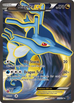 Check de actuele waarde van je Kingdra-EX 122/124 kaart uit de Fates ...