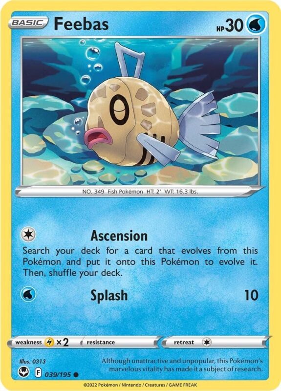 Bekijk de waarde van de Feebas 039/195 Pokemon kaart uit Silver Tempest ...