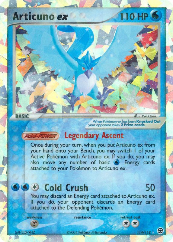 Check de actuele waarde van je Articuno ex 114/112 kaart