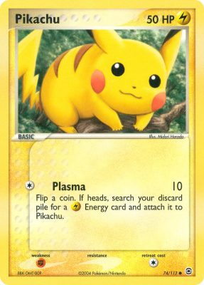 Check de actuele waarde van je Pikachu 74/112 kaart