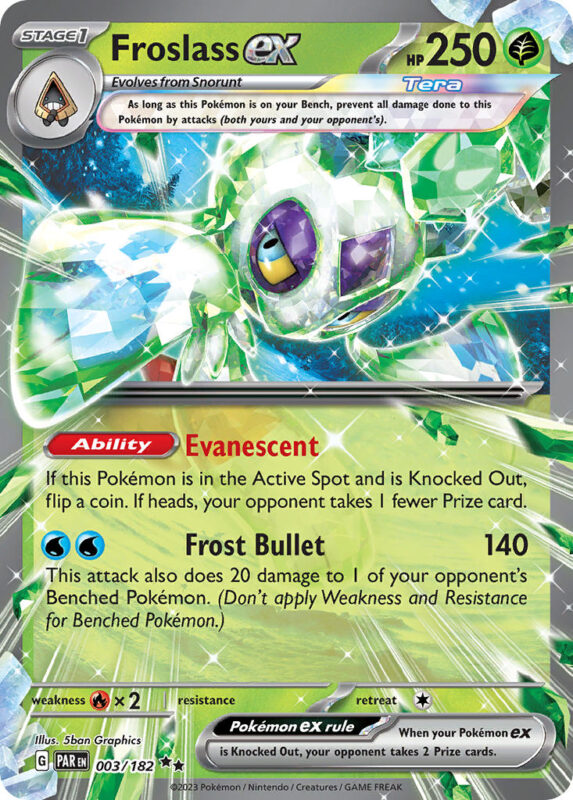 Wat is Froslass ex 003/182 uit Paradox Rift waard? - Pokemonkaart.nl