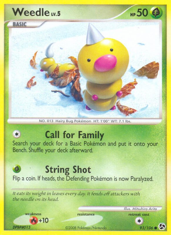 Check de actuele waarde van je Weedle 93/106 kaart uit de Great ...