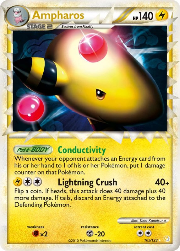 Check de actuele waarde van je Ampharos 78/214 kaart uit de Lost Thunder set.