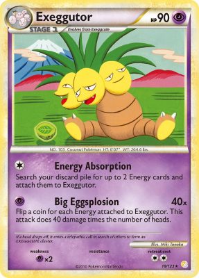 Check de actuele waarde van je Exeggutor 18/123 kaart uit de HeartGold ...
