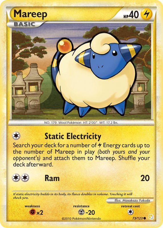 Check de waarde van je Mareep uit de Steam Siege set