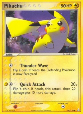 Check de actuele waarde van je Pikachu 58/102 kaart uit de Base Set set.