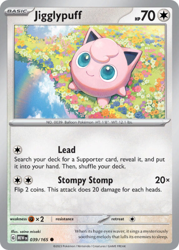Check de actuele waarde van je Jigglypuff 39/165 uit de 151 set op Pokemonkaart.nl