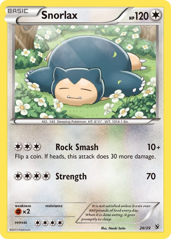 Check de actuele waarde van je Snorlax 11/64 kaart uit de Jungle set.