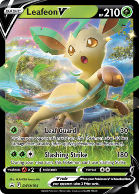 Check de actuele waarde van je Leafeon V SWSH194 kaart
