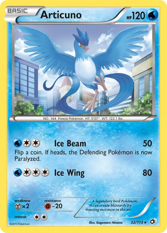 Check de actuele waarde van je Articuno 32/181 kaart