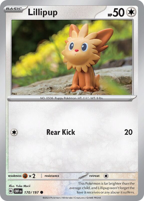 Check de actuele waarde van je Lillipup 170/197 uit de Obsidian Flames ...